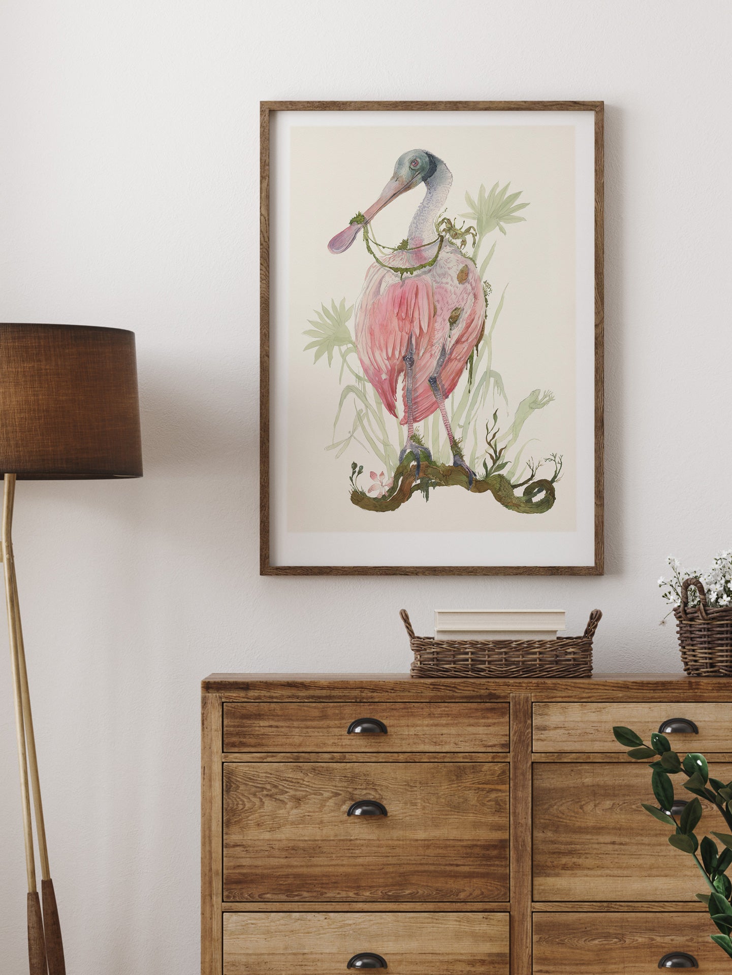The Roseate Spoonbill (Art Print) – sucharita's world